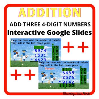 Addition Add Three Digit Numbers With Regrouping By Blooming Babe Minds