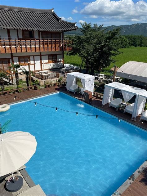 경주 여행 숙소 추천 나혼자산다 촬영지 수영장 한옥펜션 더나인 C1숙박 후기 네이버 블로그