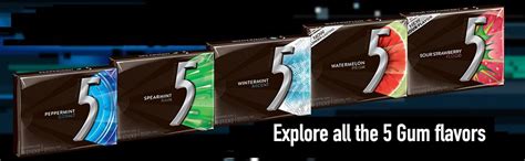 5 Gum Peppermint Cobalt Sugarfree Gum 10 Packs Of 15 Pieces Buy Now
