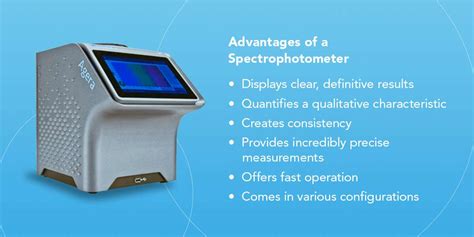 Advantages Of A Spectrophotometer