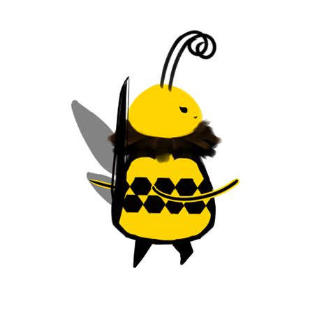 Bee With Stinger Weapon And Pose Frames