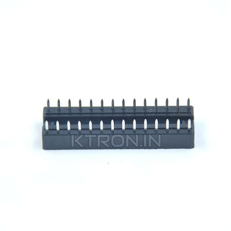 28 Pin Ic Socket Base Dip 2 54mm Pitch Ktron India