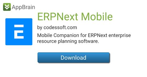 erpnext mobile for android free app download