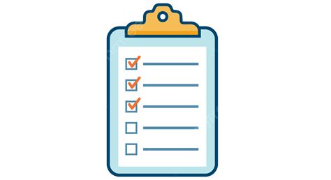 Checklist Clipart