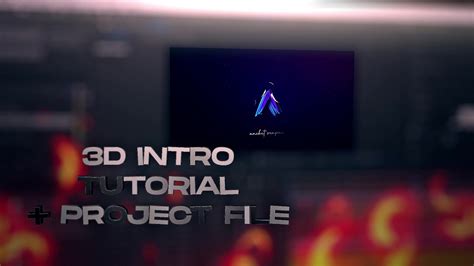 3d intro tutorial after effects youtube