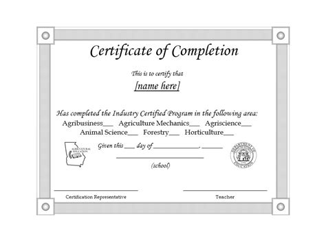 40 Fantastic Certificate Of Completion Templates Word PowerPoint