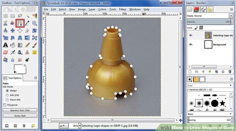 How To Draw Shapes In Gimp 8 Steps With Pictures Wikihow