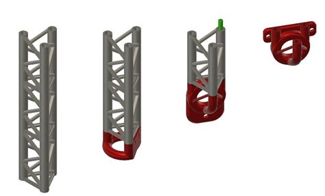 Variable Size Scaffold Structure To Aid Tidying Wiring By