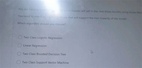 You Need To Select An Which Algorithm Should Studyx
