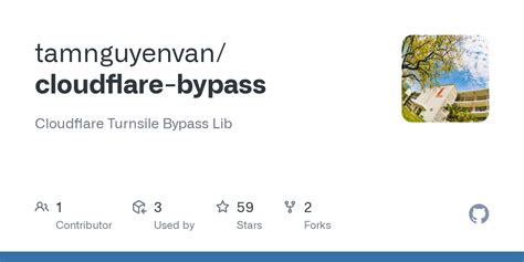 Github Tamnguyenvancloudflare Bypass Cloudflare Turnsile Bypass Lib