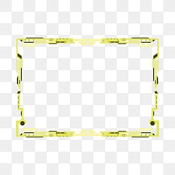 Border Frame Hud Ui Interface Technology Border Frame Hud PNG And Vector With Transparent