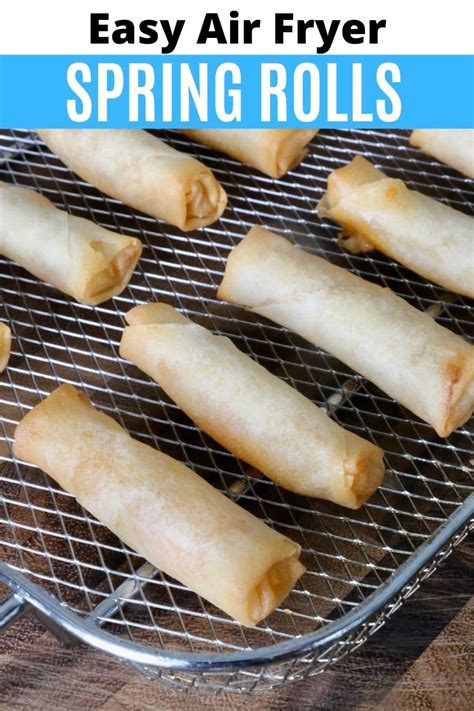 Easy Air Fryer Frozen Spring Rolls Recipe Dobbernationloves