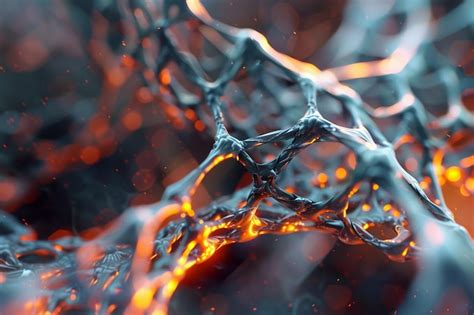 Neural Lace Technology For Braincomputer Interface Premium AI Generated Image