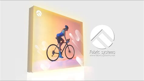 pop up lightbox กล่องไฟผ้า pop up youtube