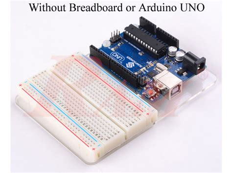 Acrylic Holder For Bb801 Breadboard And Arduino Uno With Screws Just