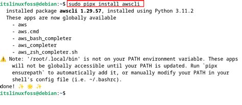 Install Or Update The Latest Version Of Aws Cli On Debian 12 Its
