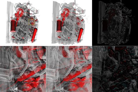 Comparison Of Ct Scan Of A Backpack Rendered Using Non Caching Variant Download Scientific