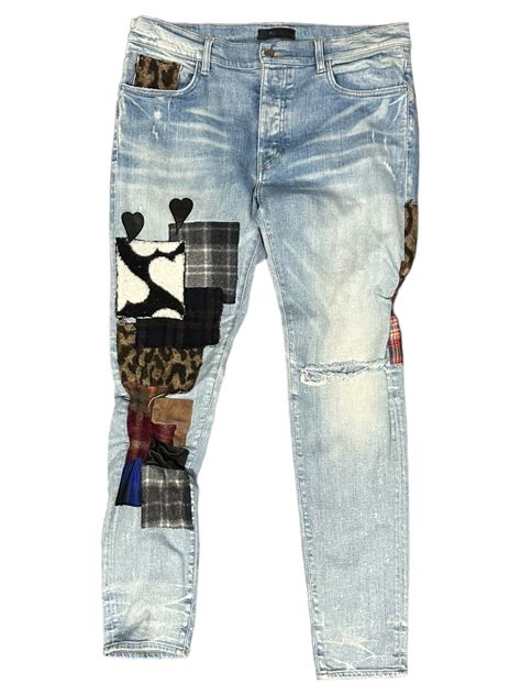 Amiri Patchwork Denim Good Times Online Store