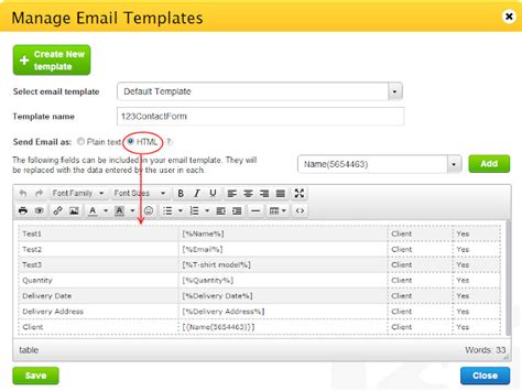 Html Email Notification Template Customizing The Email Notification