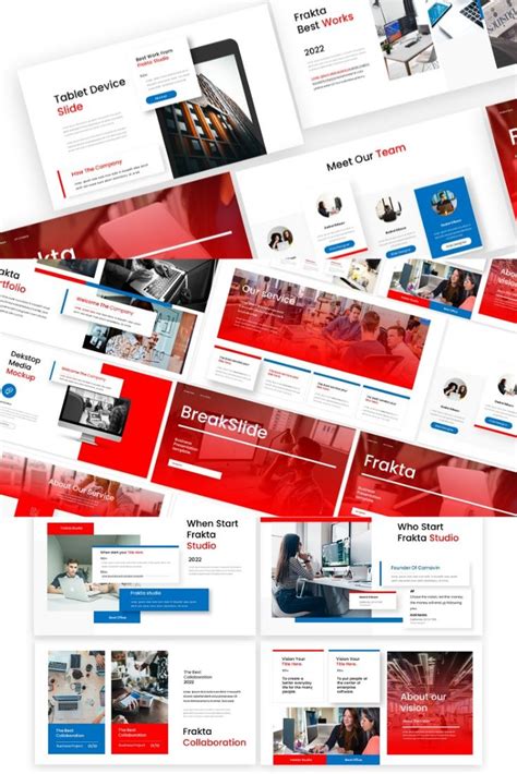 Frakta Business Google Slides Template Business Powerpoint Templates Keynote Template