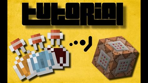 Minecraft Tutorial How To Give Potion Effects Using Command Blocks Youtube