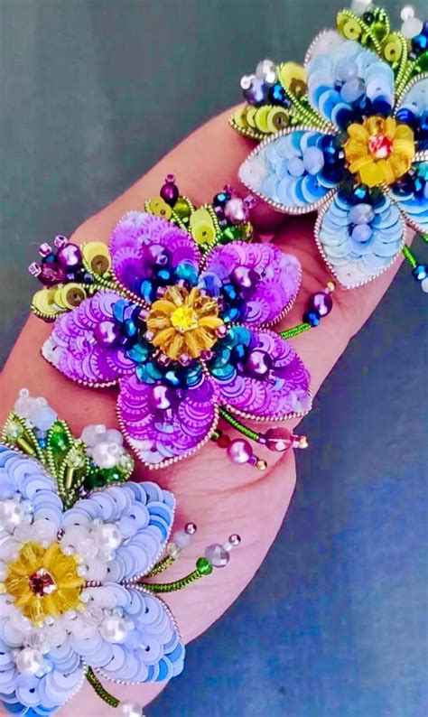 БРОШИ🦋brooch🐝 On Instagram Незабудки и фиалка Доступны к заказу в любых цветах цена 1800 руб