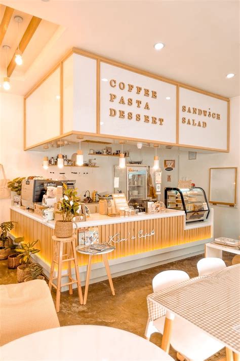 Aesthetic Cafe Kims Cafe Cafe Interior Bakery Design Interior Cafe Design
