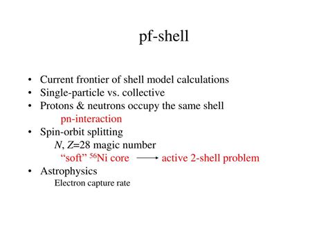 Ppt Effective Interactions In Shell Model Calculations Powerpoint