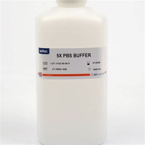 Softec 10x Pbs Phosphate Buffered Saline Buffer Zet Medİkal