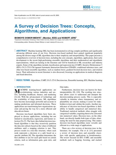 Decisiontreesconceptsalgorithms Pdf Statistical Classification