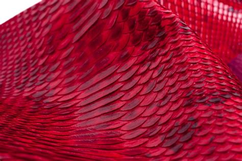 Premium Photo Full Frame Shot Of Red Fabric Python Skin Background