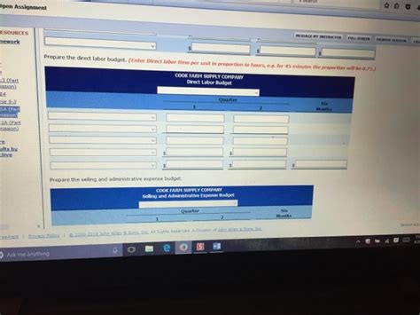 solved message my instruct esources problem 9 1a part level
