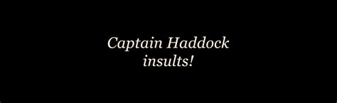 Captain Haddock Insults On Behance