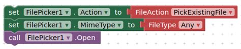 How Do You Make The Filepicker Allow Various File Extensions And Not Just One Mit App