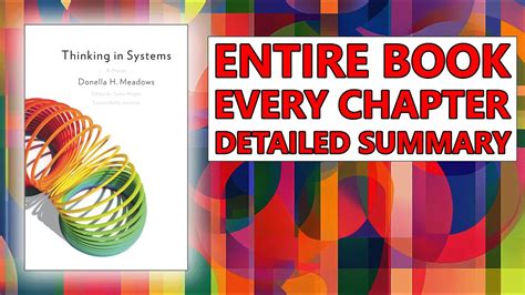 The Secret To Solving Complex Problems Thinking In Systems Book Summary Youtube