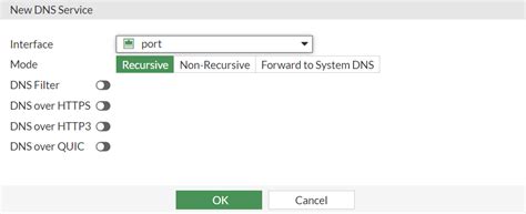 Basic Dns Server Configuration Example Fortigate Fortios 763 Fortinet Document Library
