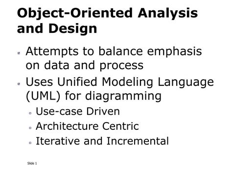 Ppt Object Oriented Analysis And Design Powerpoint Presentation Free