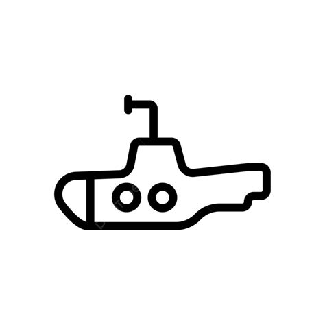 잠망경 잠수함 아이콘 매체 모양 선 실루엣 Png 일러스트 및 벡터 에 대한 무료 다운로드 Pngtree