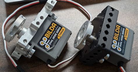 Gobilda Compatible Compact Servo Block W Bearing Support Por Rocknrolla Descargar Modelo Stl