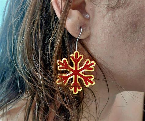 Multicolor Christmas Earrings With Tinkercad 8 Steps Instructables