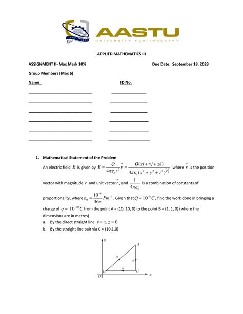 Assignment Ii Apllied Math Iii Applied Mathematics Iii Assignment Ii Max Mark 10 Due Date