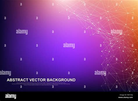 Global Network Connection Concept Big Data Visualization Social Network Communication In The