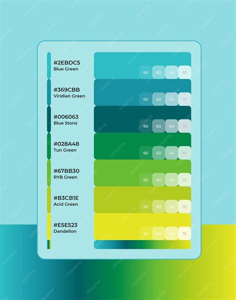 Premium Vector 10 Colour Pattel Hex Code Color