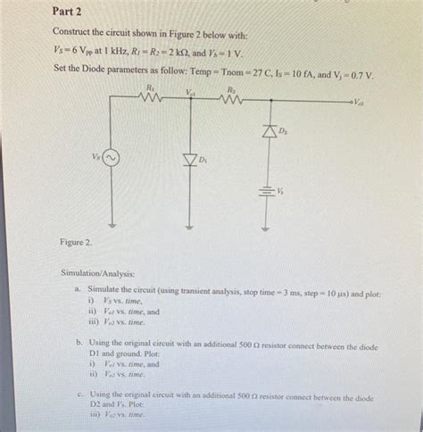 Construct The Circuit Shown In Figure Below With Chegg