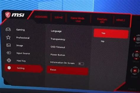 MSI Monitor Menu Button Not Working Reasons Solutions