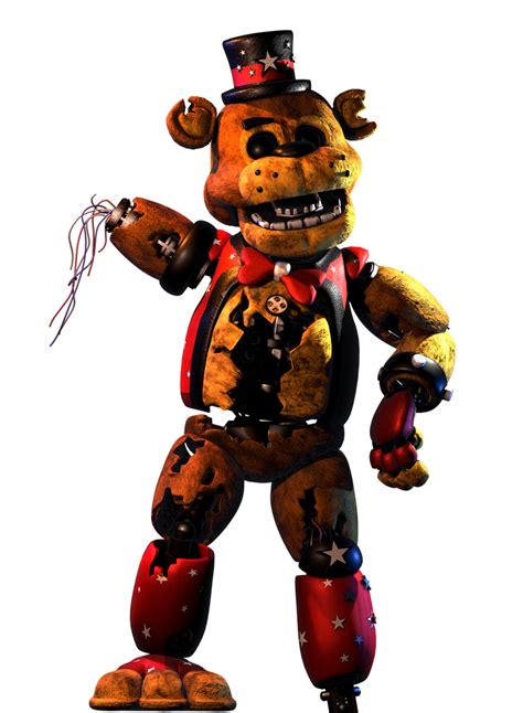 C4d Classic Withered Star Freddy By Zailynth On Deviantart