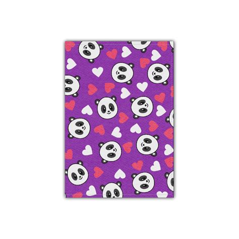 Capa Passaporte Com Divisória Para Cartão Panda 01 Qualidade Acessórios