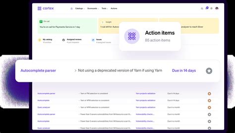 Developer Homepage Cortex
