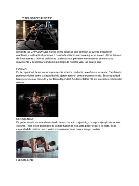 Capasidades Físicas Pdf