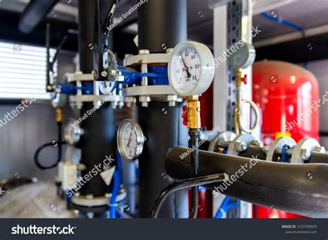 Closeup Manometer Measuring Gas Pressure Pipes Stock Photo Shutterstock